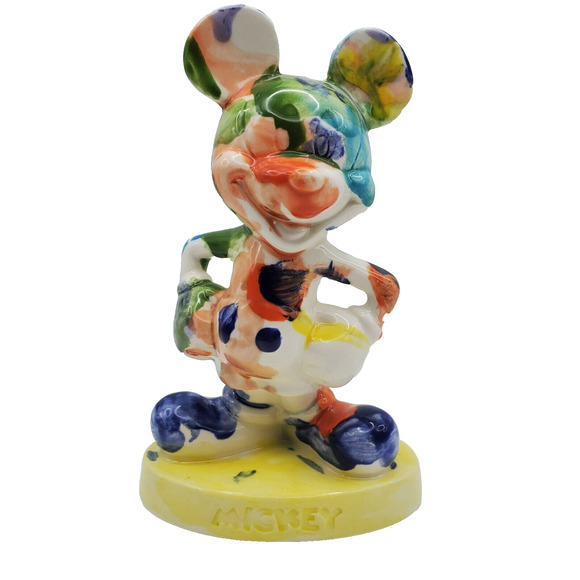 Disney, Disneyana | Art | Mickey Mouse Walt Disney Ceramic 6 Figurine ...